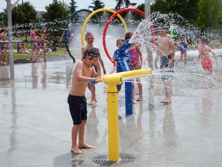 Canon Double - Aquajeux - Water games and structures