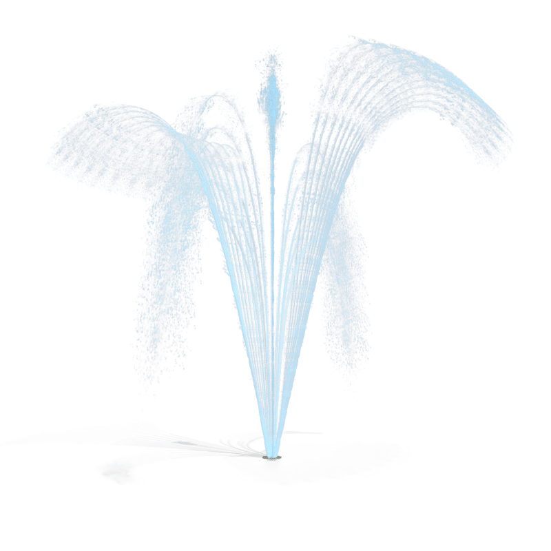 Jet Éventail Triple - Aquajeux - Water play and aquatic structures